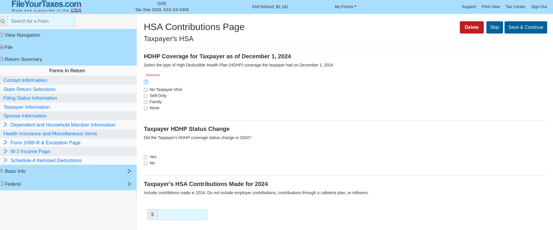 How to deduct health savings account – FileYourTaxes.com
