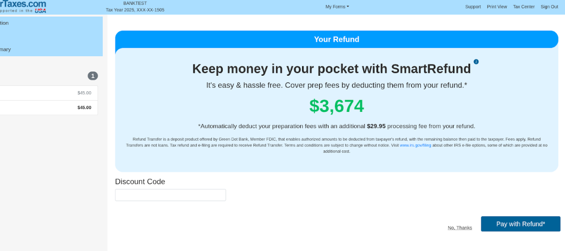 What is a Refund Transfer? – FileYourTaxes.com